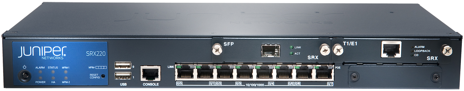 SRX220-PoE Images - Juniper Networks