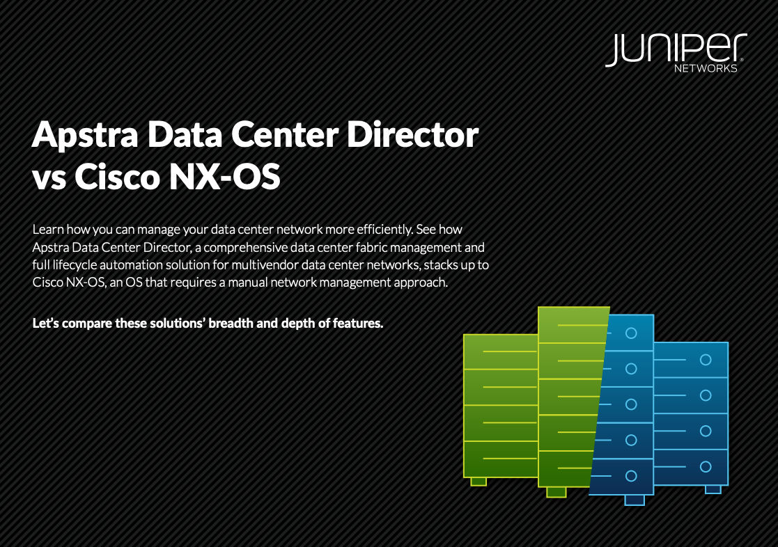 Asptra Data Center Director vs. Cisco NX-OS Comparison Guide | HPE Juniper Networking UK&I