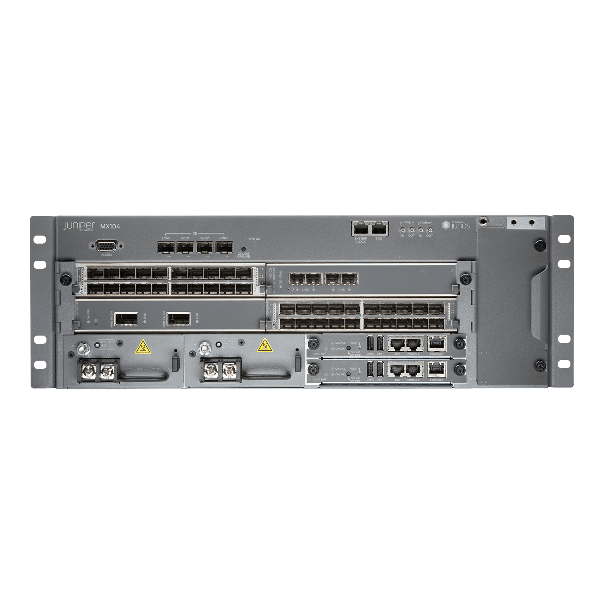 Especificaciones del enrutador de borde universal MX104 | Juniper Networks
