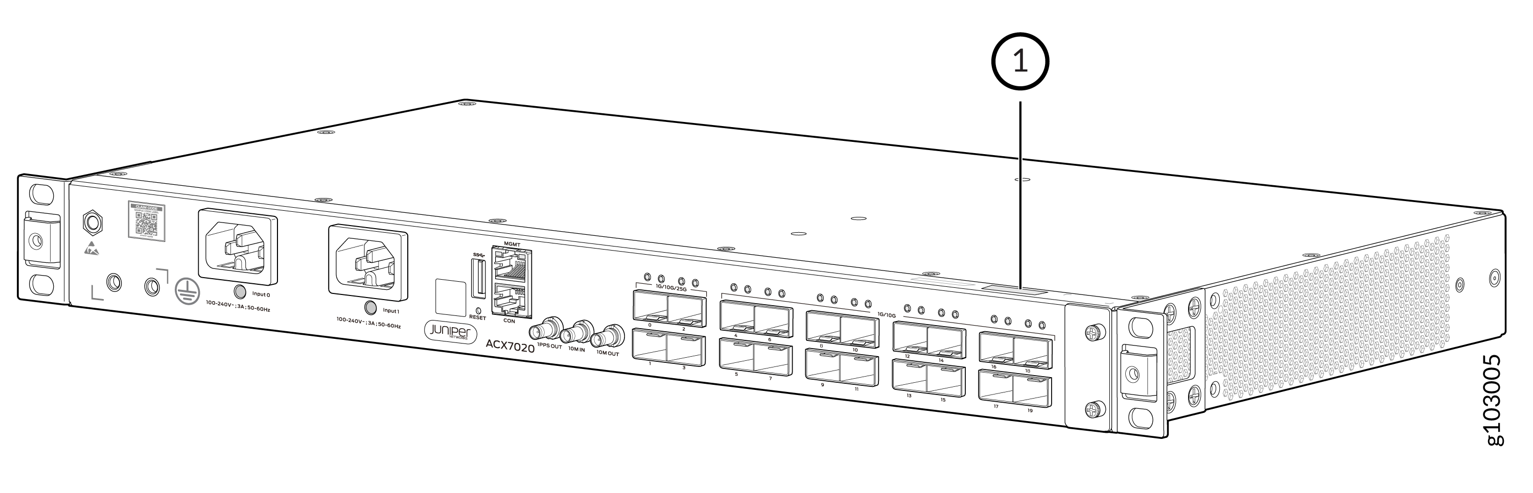 Returning an ACX7020 Chassis or Components | Juniper Networks