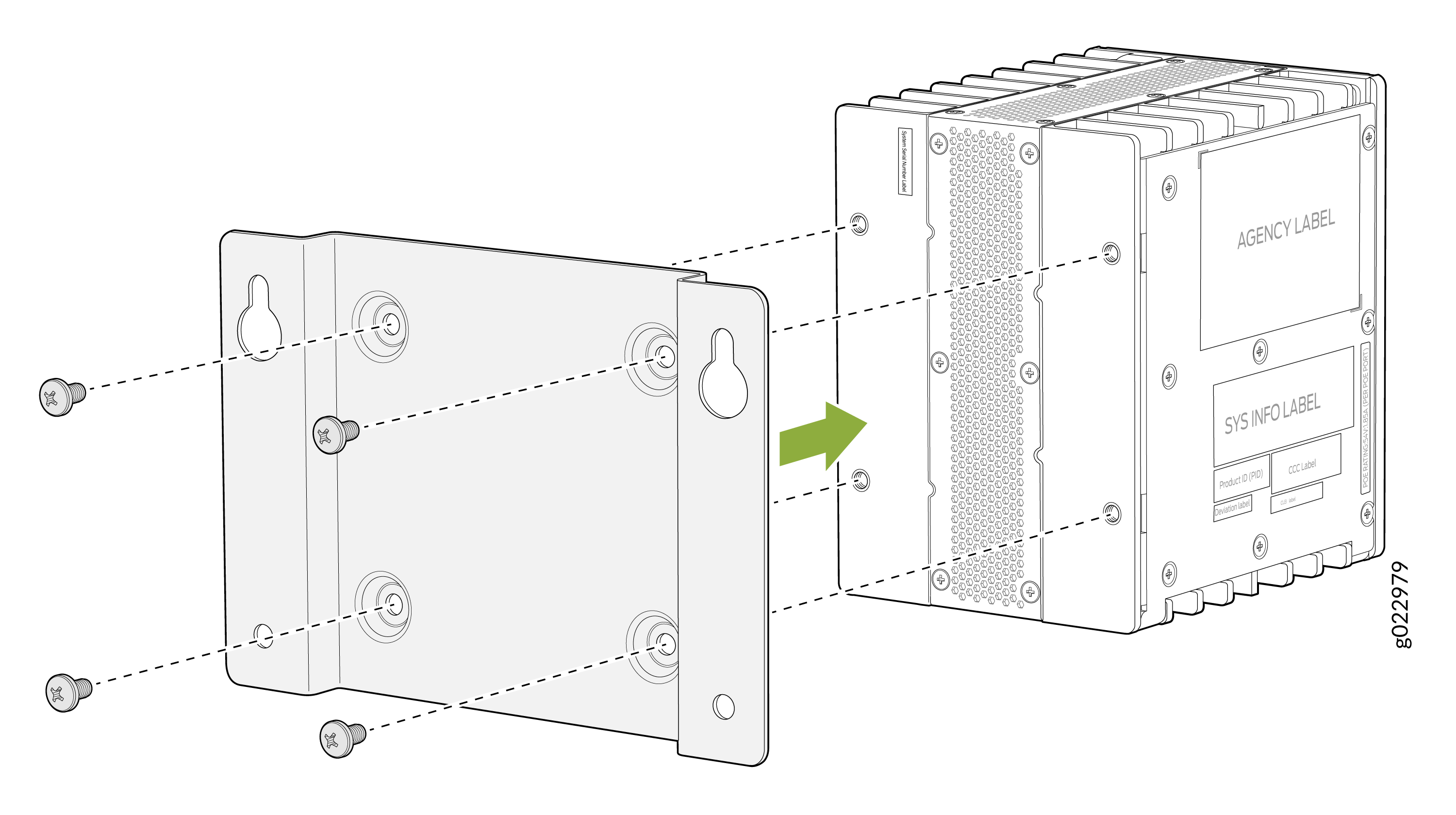 Install the EX4100-H-12T Switch | Juniper Networks