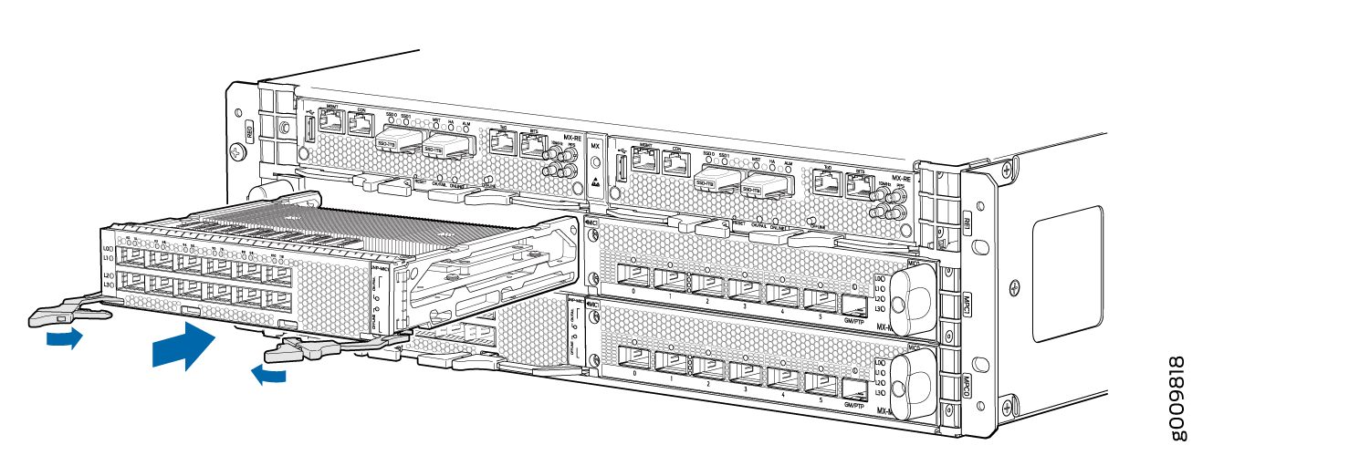 Maintaining MX10003 Interface Modules | Juniper Networks
