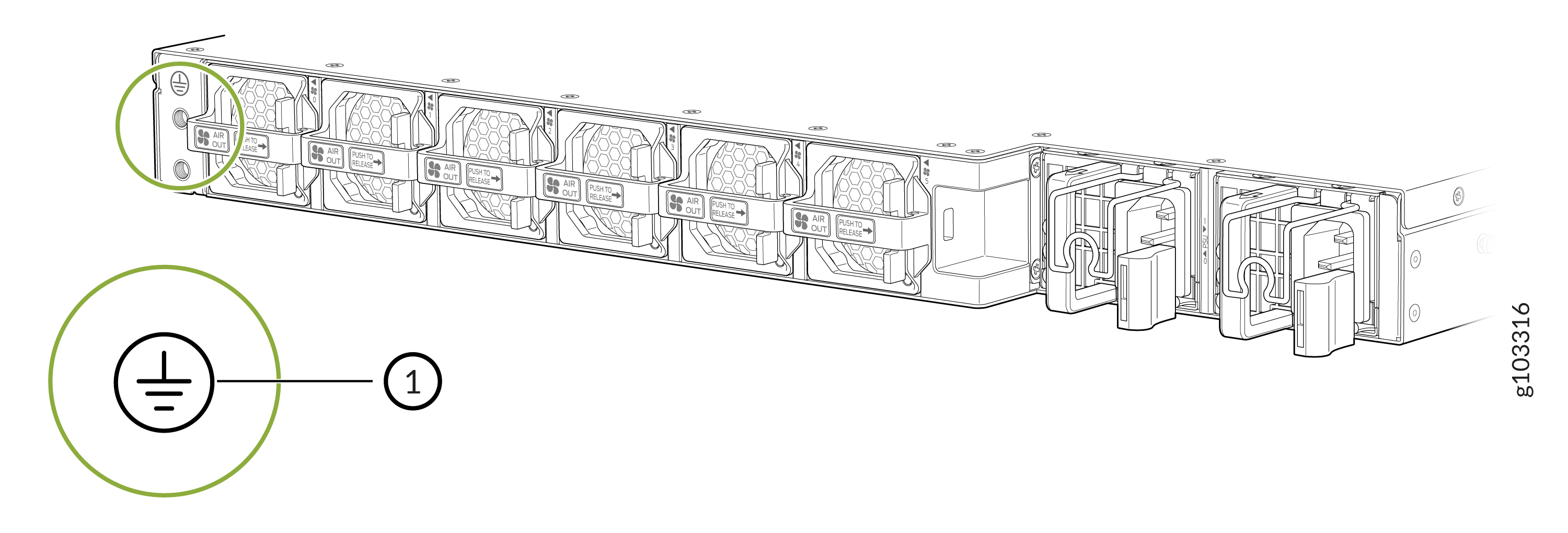 Connect the MX301 to Power | Juniper Networks