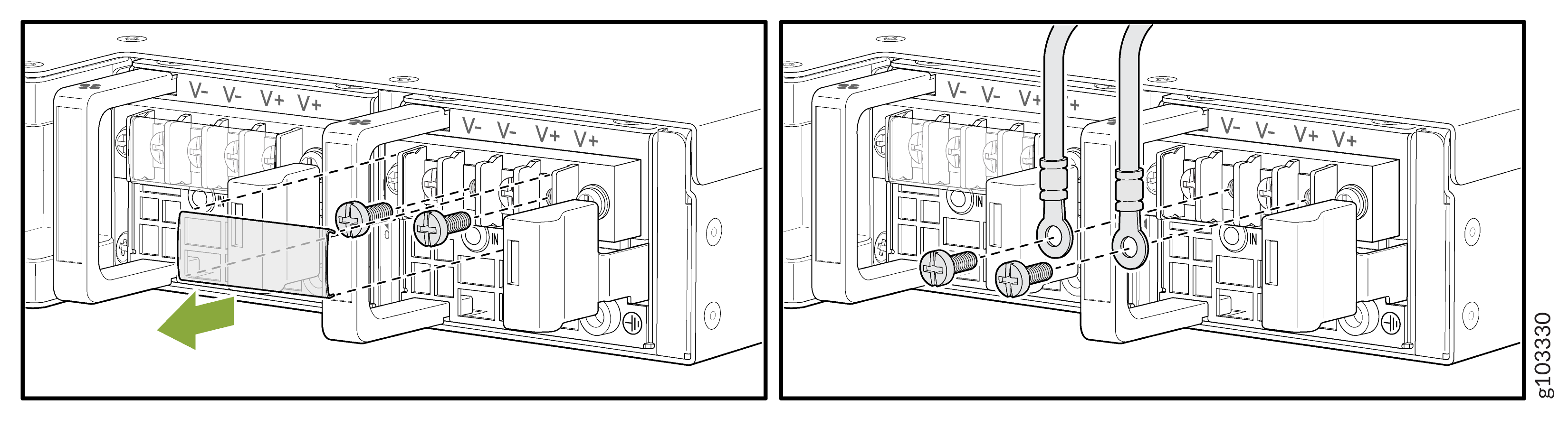 Connect the MX301 to Power | Juniper Networks
