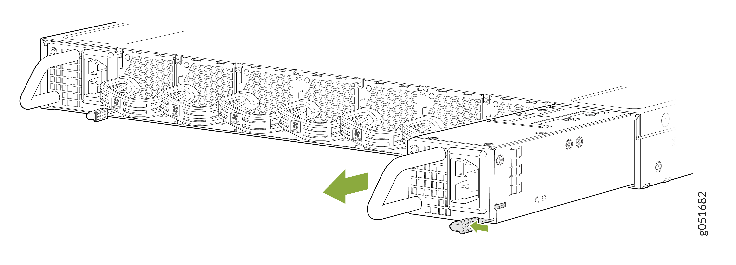 Maintain the QFX5241-32OD Power System | Juniper Networks