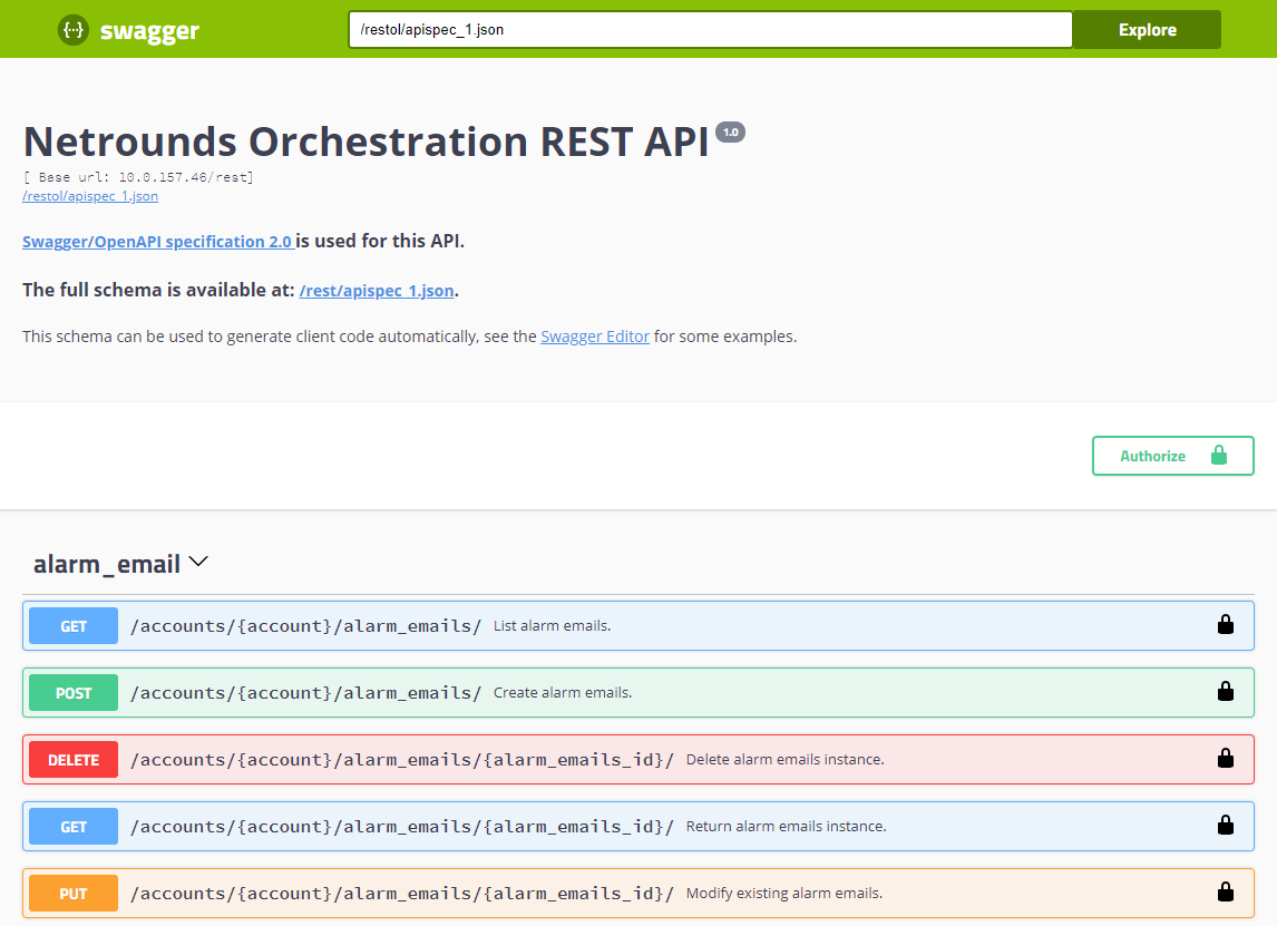 Getting Started with the REST API | Paragon Active Assurance 4.4 | Juniper Networks