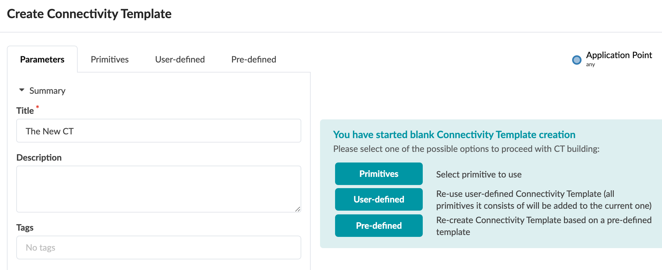 Create Connectivity Template for Multiple VNs on Same Interface ...