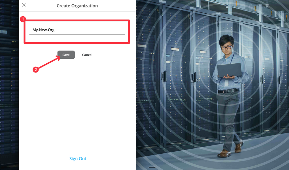 Step 1 Create DC Assurance Account | Juniper Data Center Assurance ...