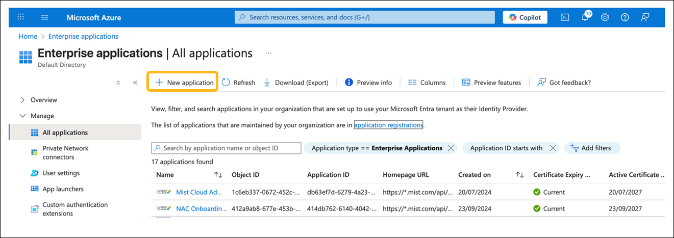 Intégration SCIM avec Microsoft Entra ID et Okta | Mist | Juniper Networks