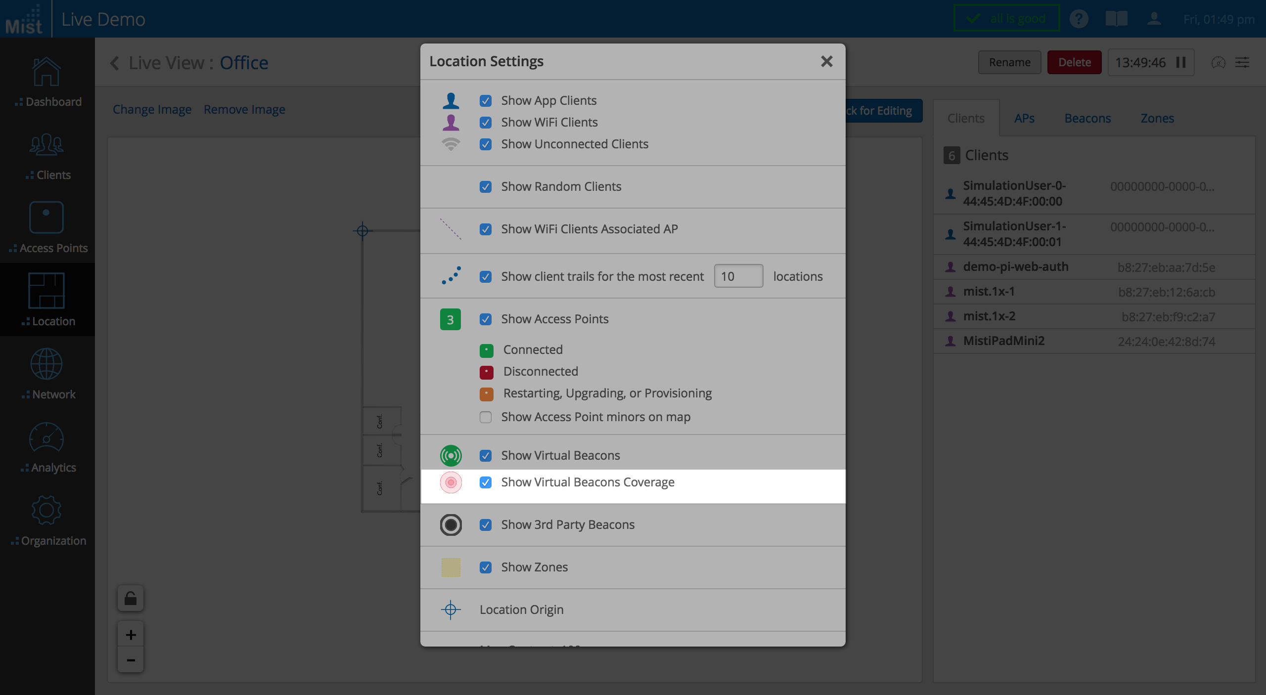 November 2016 Update | Mist | Documentation | Juniper Networks
