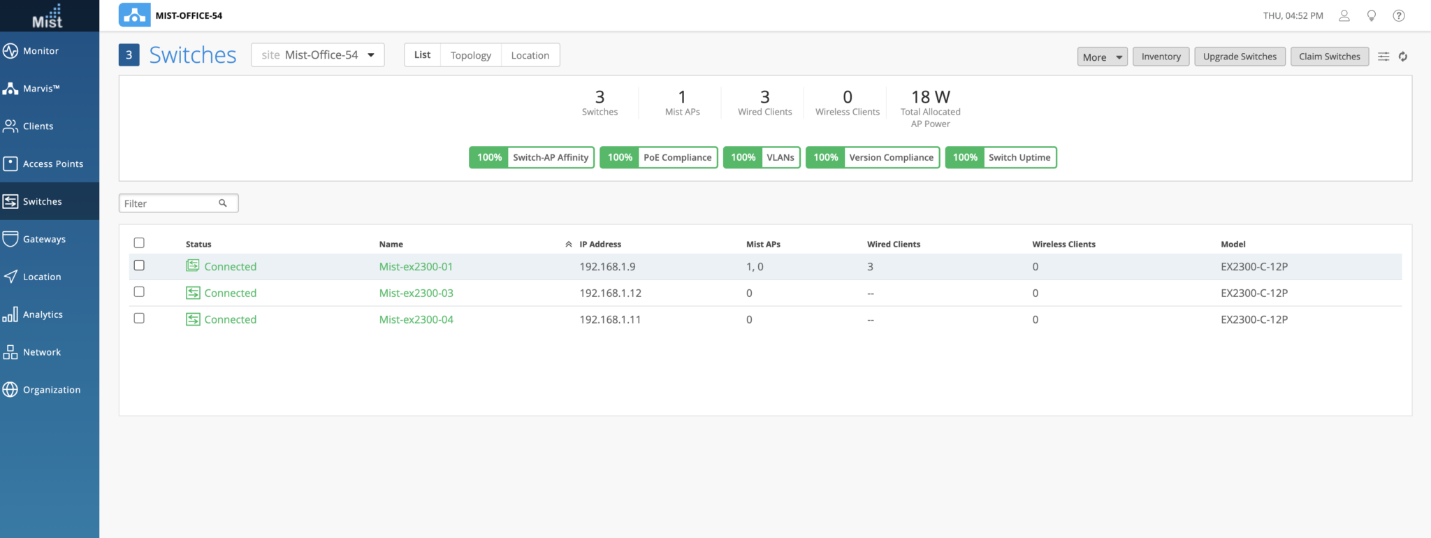 June 30th 2021 Updates | Mist | Documentation | Juniper Networks