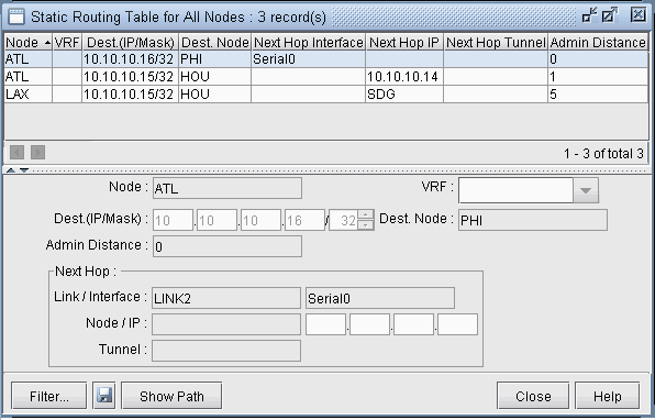 View Static Routes | Juniper Networks